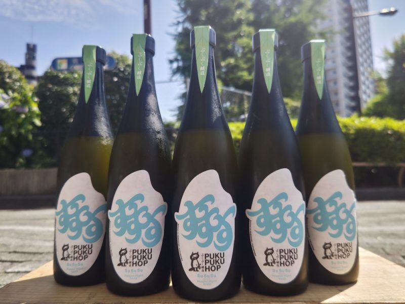 初の定番酒「ぷくぷくホップSuSuSu」デビュー(^^)/ - - ワダヤ 日本酒 ワイン